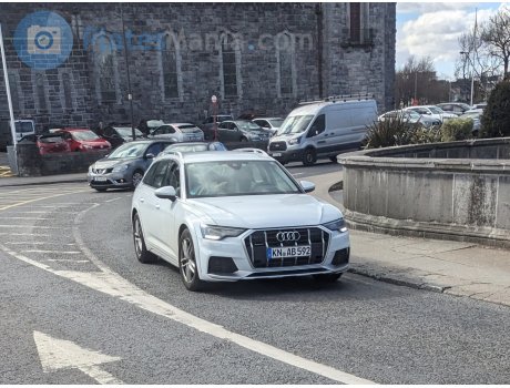KN AB 592, Audi A6 (Konstanz District) German license plate