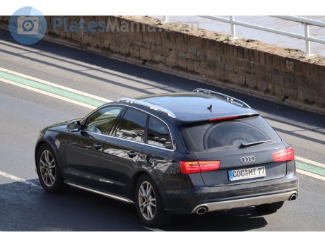 COC MT 77, Audi A6 (Cochem-Zell District) German license plate