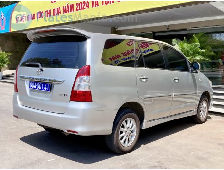60A-001.41, Toyota Innova (Đồng Nai Province) License plate of Vietnam