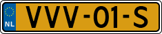 VVV-01-S, Ford Transit , License plate of the Netherlands