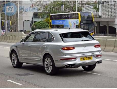 HK 778, Bentley Bentayga , License plate of Hong Kong