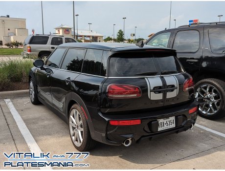 License plates of the USA