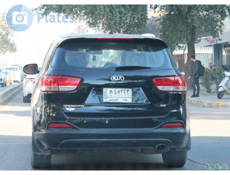 License plates of Iraq