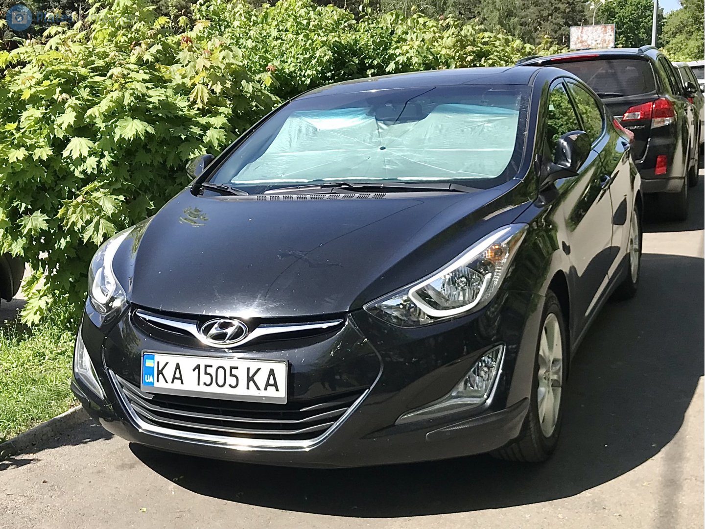 "KA 1505 KA" photos Hyundai Elantra. Ukraine