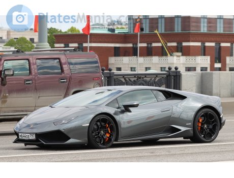 м644ое797, Lamborghini Huracán (Moscow City) License plate Russia