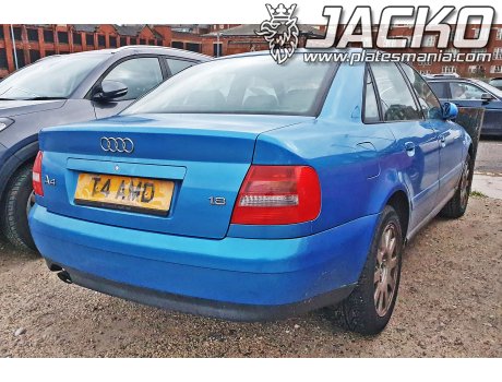 T4 AMD, Audi A4 (London North-East) License plate of the United Kingdom