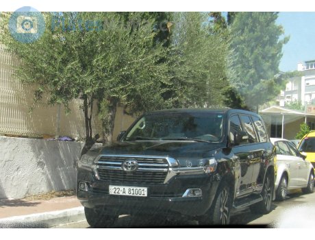 22 A 81001, Toyota Land Cruiser (Erbil Governorate) License plate of Iraq