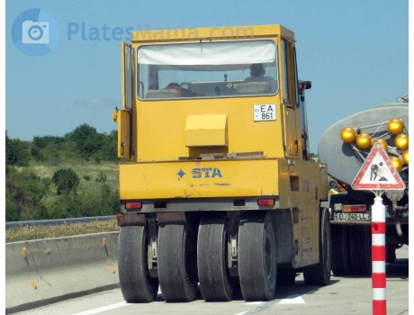 EA-861, , License plate of Georgia