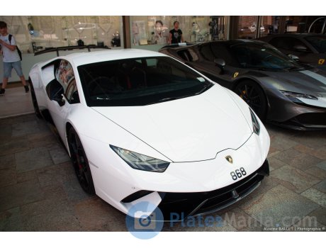 868, Lamborghini Huracán , License plate of Guernsey