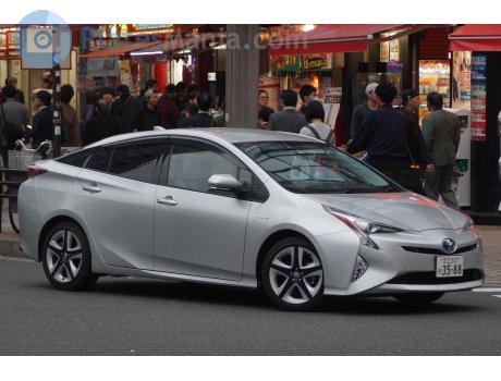 足立 331 ひ 3588, Toyota Prius (Adachi) License plate of Japan