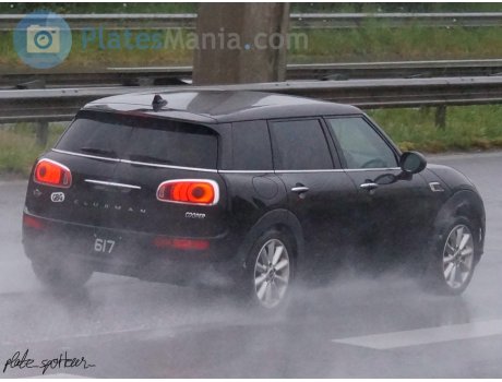 617, MINI Clubman , License plate of Guernsey