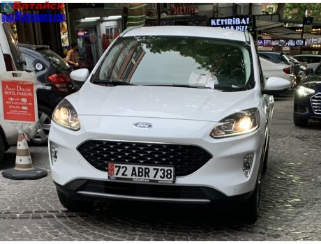 72 ABR 738, Ford Puma (Batman) License plate of Turkey