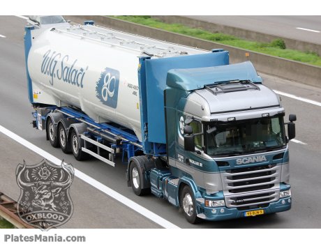 95-BJN-5, Scania R-series , License plate of the Netherlands