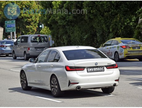 SMV 8560 C, BMW 3 Series , License plate of Singapore
