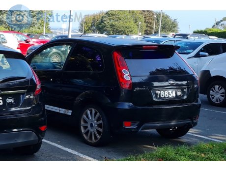 78834, Ford Fiesta , License plate of Guernsey