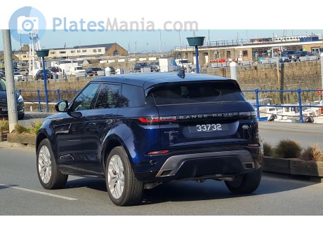 33732, Land Rover Range Rover Evoque , License plate of Guernsey