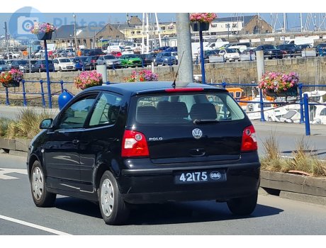 42175, Volkswagen Polo , License plate of Guernsey