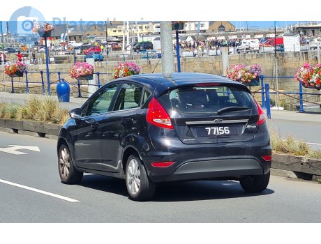 77156, Ford Fiesta , License plate of Guernsey
