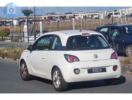 4804, Vauxhall Adam , License plate of Guernsey
