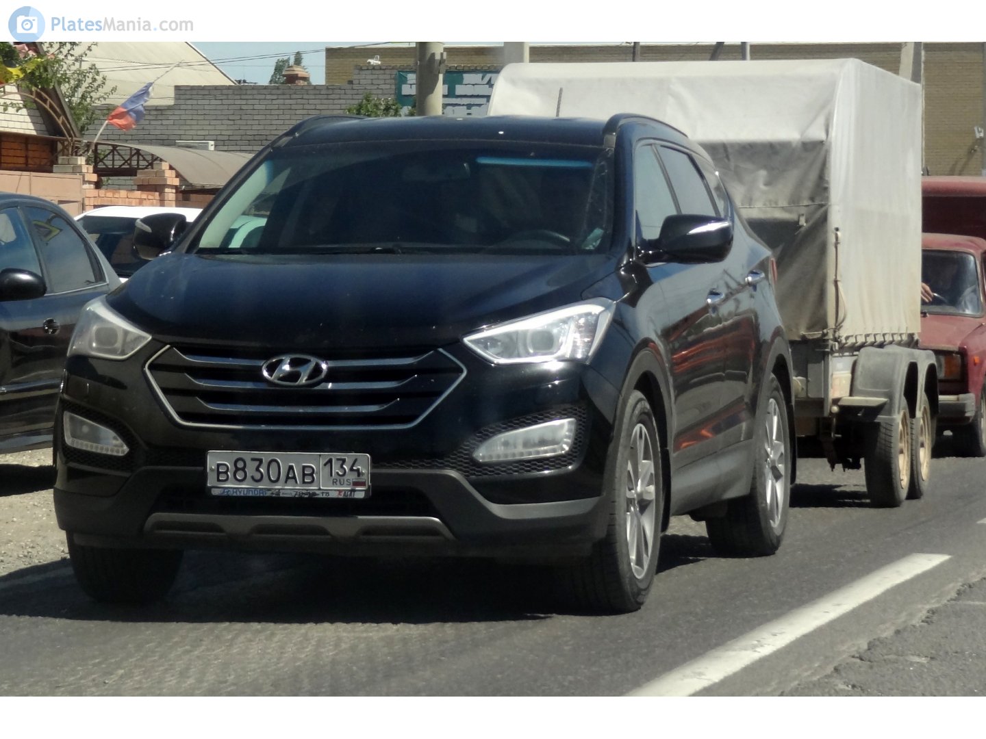 "в 830 ав 134" photos Hyundai Santa Fe. Russia