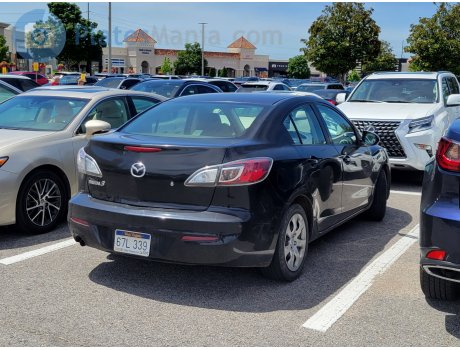 License plates of the USA