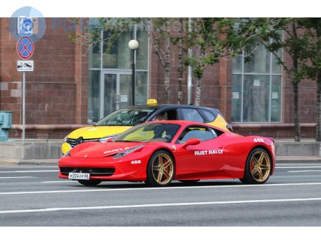 м004ур66, Ferrari 458 (Sverdlovsk Oblast) License plate Russia