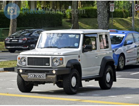 SMX 7272 E, Suzuki Jimny , License plate of Singapore