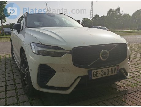 GE-349-WV, Volvo XC60 (Pyrénées-Orientales) French license plate