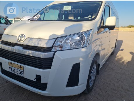 ‎٧٣٨٤‎ ‎ج ف ق‎, Toyota HiAce (Matruh Governorate) License plate of Egypt