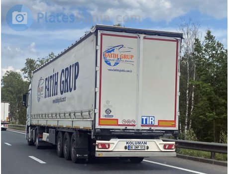 06 DMP 513, Koluman S-Series (Ankara) License plate of Turkey