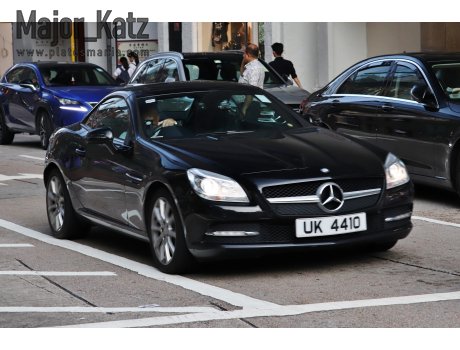 UK 4410, Mercedes-Benz SLK-Klasse , License plate of Hong Kong