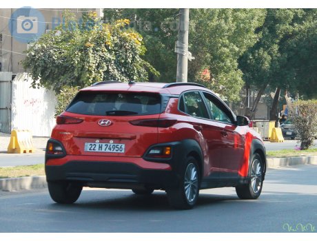 22 A 74956, Hyundai Kona (Erbil Governorate) License plate of Iraq