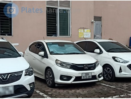 30H-573.39, Honda Brio (Hanoi Municipality) License plate of Vietnam