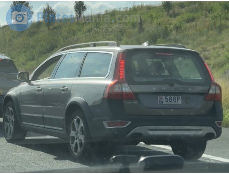 588P, Volvo XC70 , License plate of Monaco