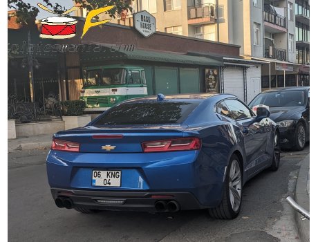 06 KNG 04, Chevrolet Camaro (Ankara) License plate of Turkey