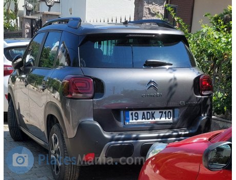 19 ADK 710, Citroёn C3 Aircross (Çorum) License plate of Turkey