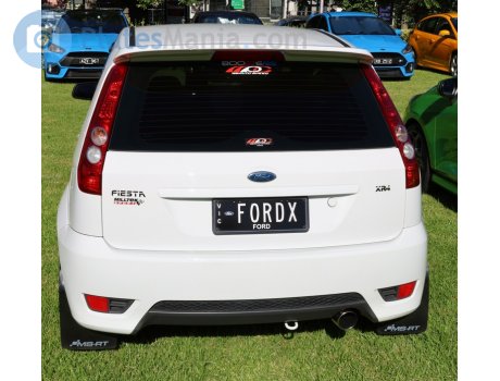 FORDX, Ford Fiesta (Victoria) License plate of Australia