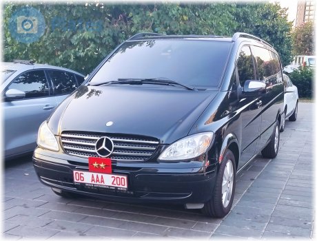 06 AAA 200, Mercedes-Benz Viano (Ankara) License plate of Turkey