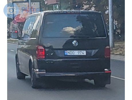 NDO 974, Volkswagen Transporter , License plate of Moldova