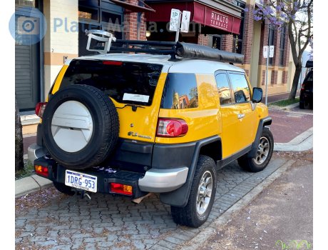 1DRG-953, Toyota FJ Cruiser (Western Australia) License plate of Australia