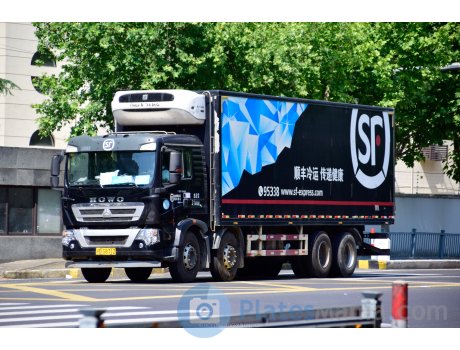 沪D·S8712, CNHTC (Sinotruk) Howo / Sitrak G/T-Series (Urban area ...