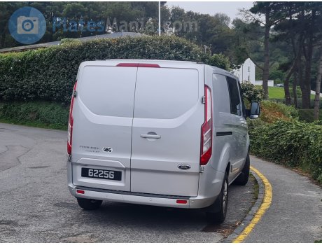 62256, Ford Transit Custom , License plate of Guernsey