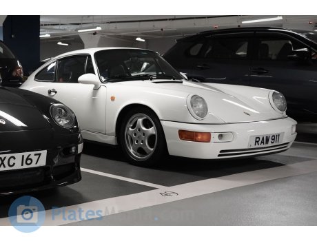 RAW 911, Porsche 911 , License plate of Hong Kong