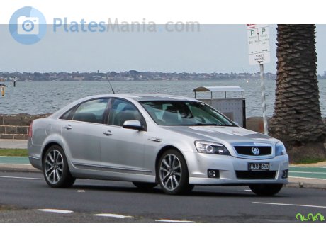 AJJ-620, Holden Commodore (Victoria) License plate of Australia
