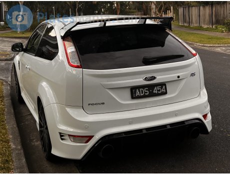 ADS-454, Ford Focus (Victoria) License plate of Australia