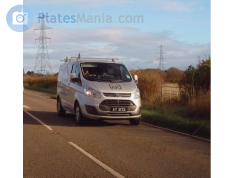 AY 3172, Ford Transit Custom , License plate of Guernsey