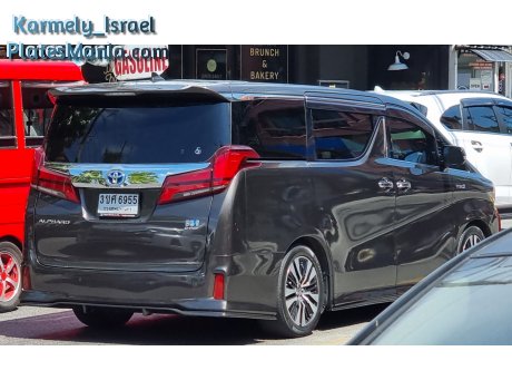 3ขศ 6955, Toyota Alphard (Bangkok) License plate of Thailand