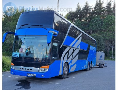 KWX 616, Setra 400-Series , License plate of Moldova