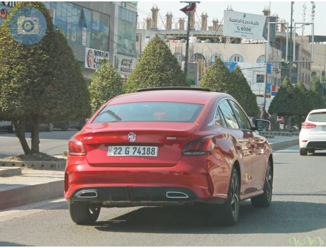 22 G 74188, MG GT (Erbil Governorate) License plate of Iraq