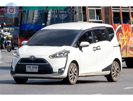 กธ 3506, Toyota Sienta (Phetchaburi) License plate of Thailand